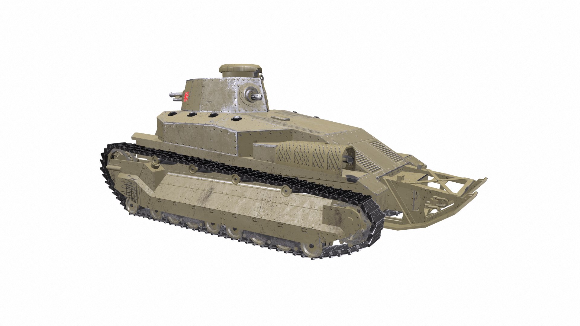 3D Type 89 I-go Tank - TurboSquid 1580762