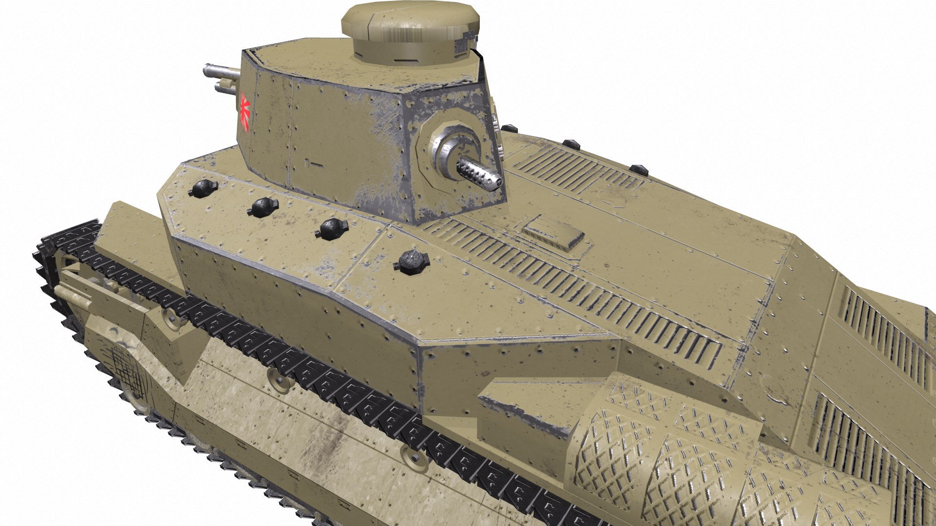 3D Type 89 I-go Tank - TurboSquid 1580762
