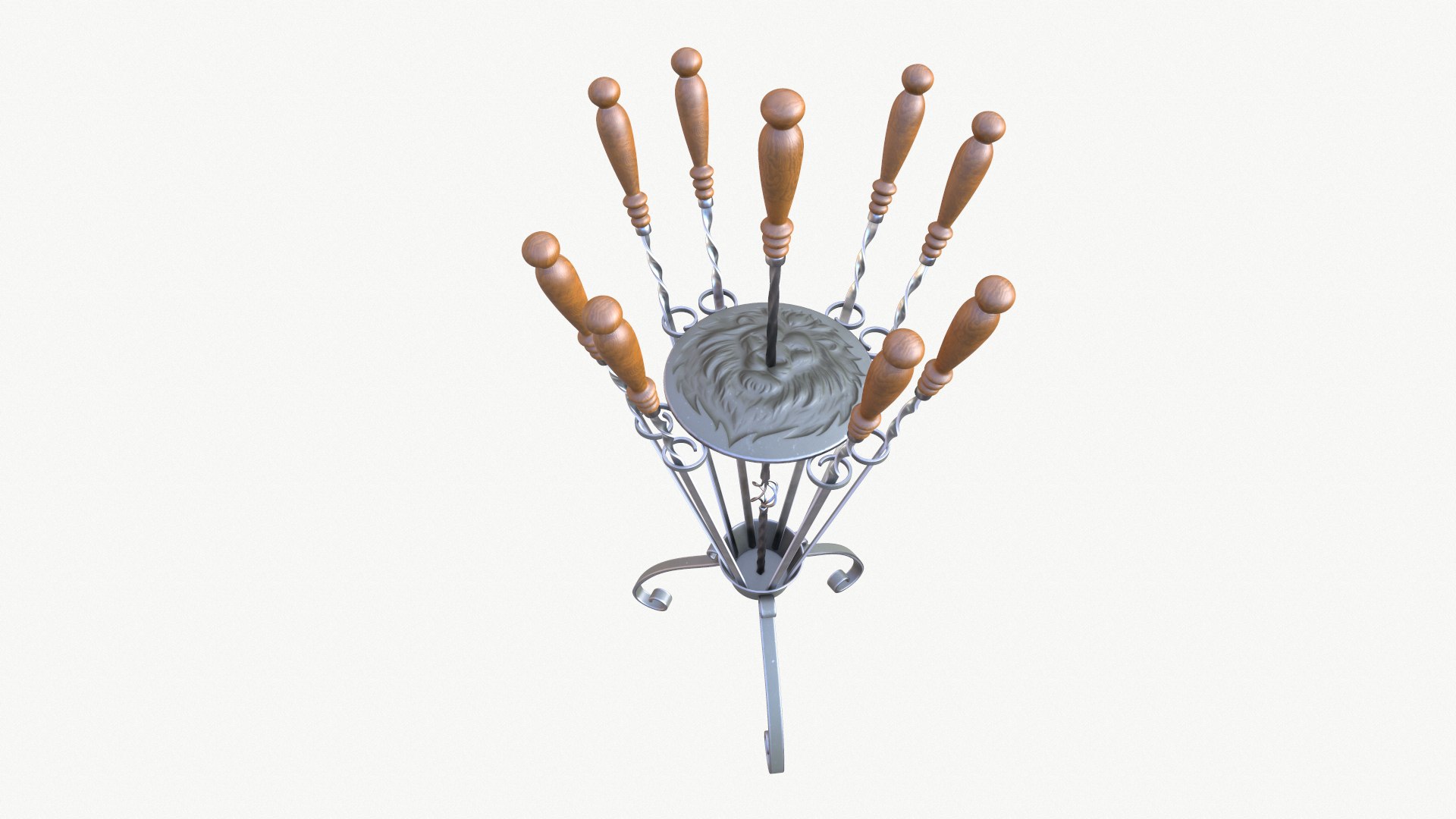 Skewer Set 3D Model - TurboSquid 2235904