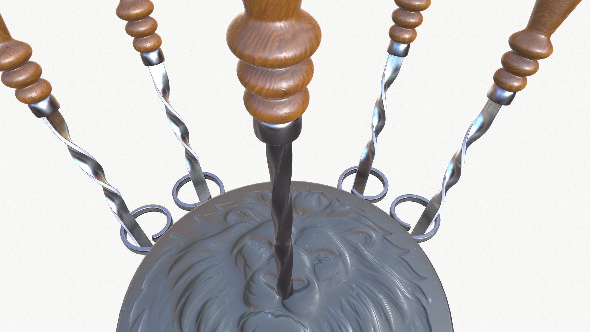 Skewer Set 3D Model - TurboSquid 2235904