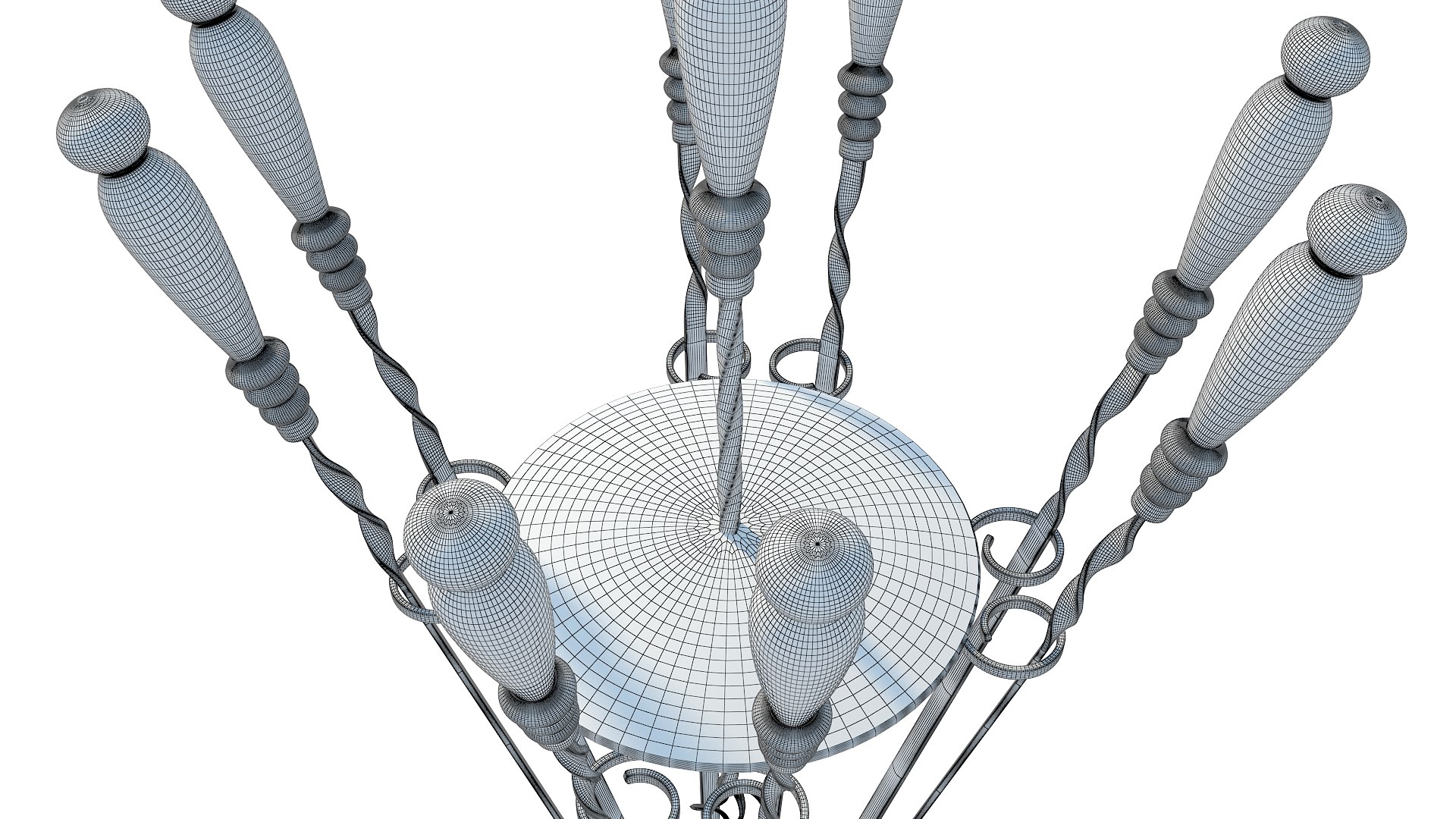 Skewer Set 3D Model - TurboSquid 2235904