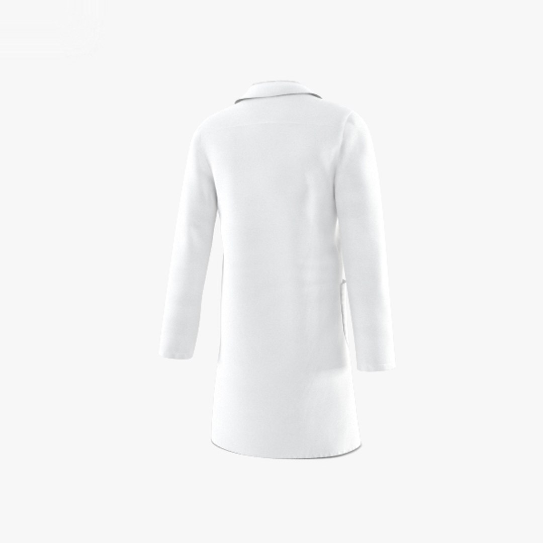 3D Lab Coat Model - TurboSquid 1483618