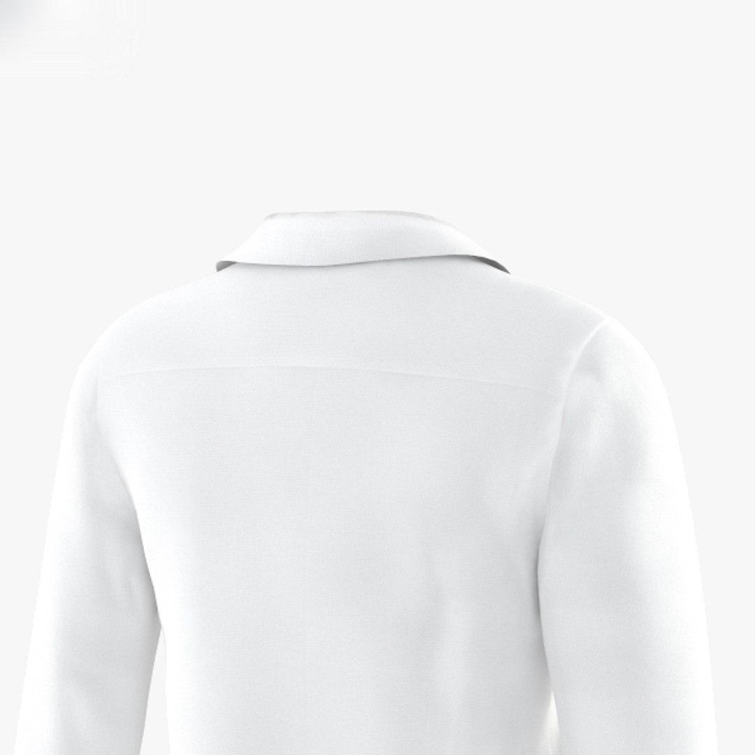 3D Lab Coat Model - TurboSquid 1483618