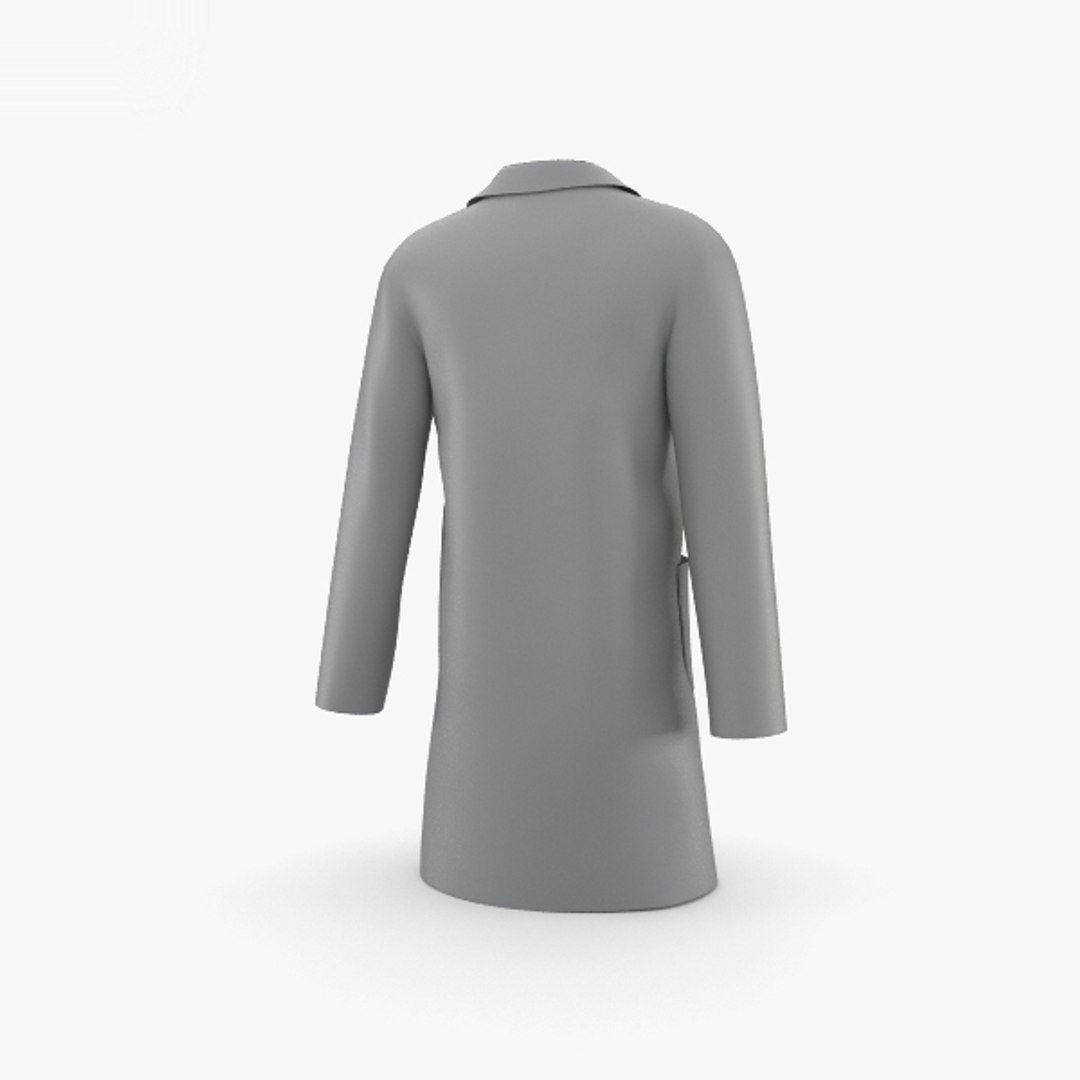 3D Lab Coat Model - TurboSquid 1483618