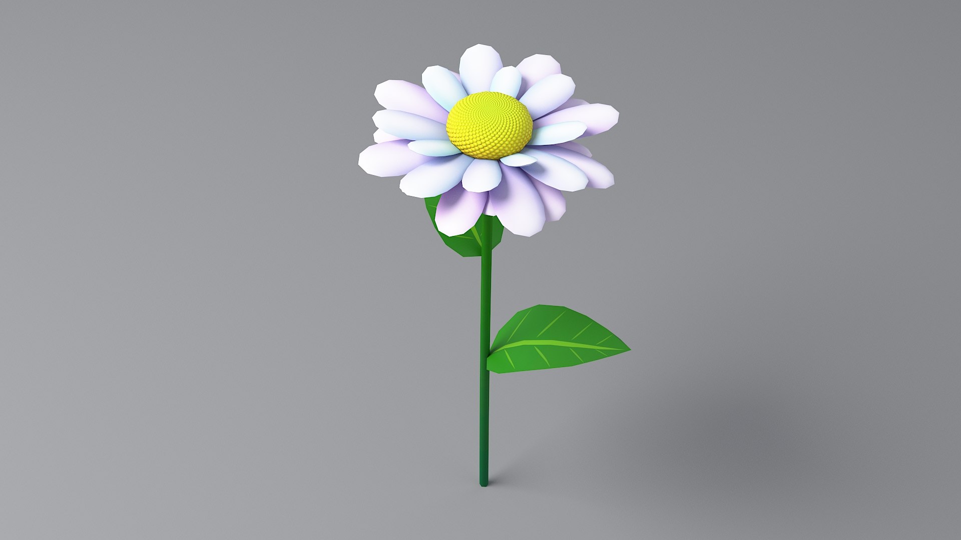 Cartoon Flower 05 Model - TurboSquid 2049425