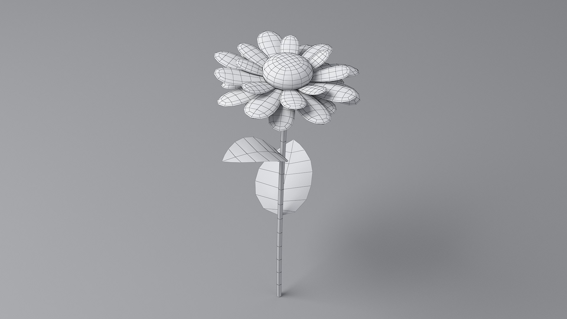 Cartoon Flower 05 Model - TurboSquid 2049425