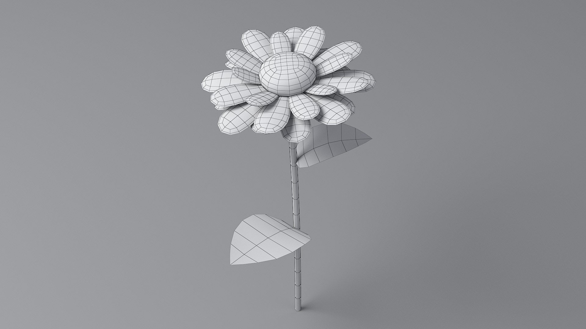 Cartoon Flower 05 Model - TurboSquid 2049425