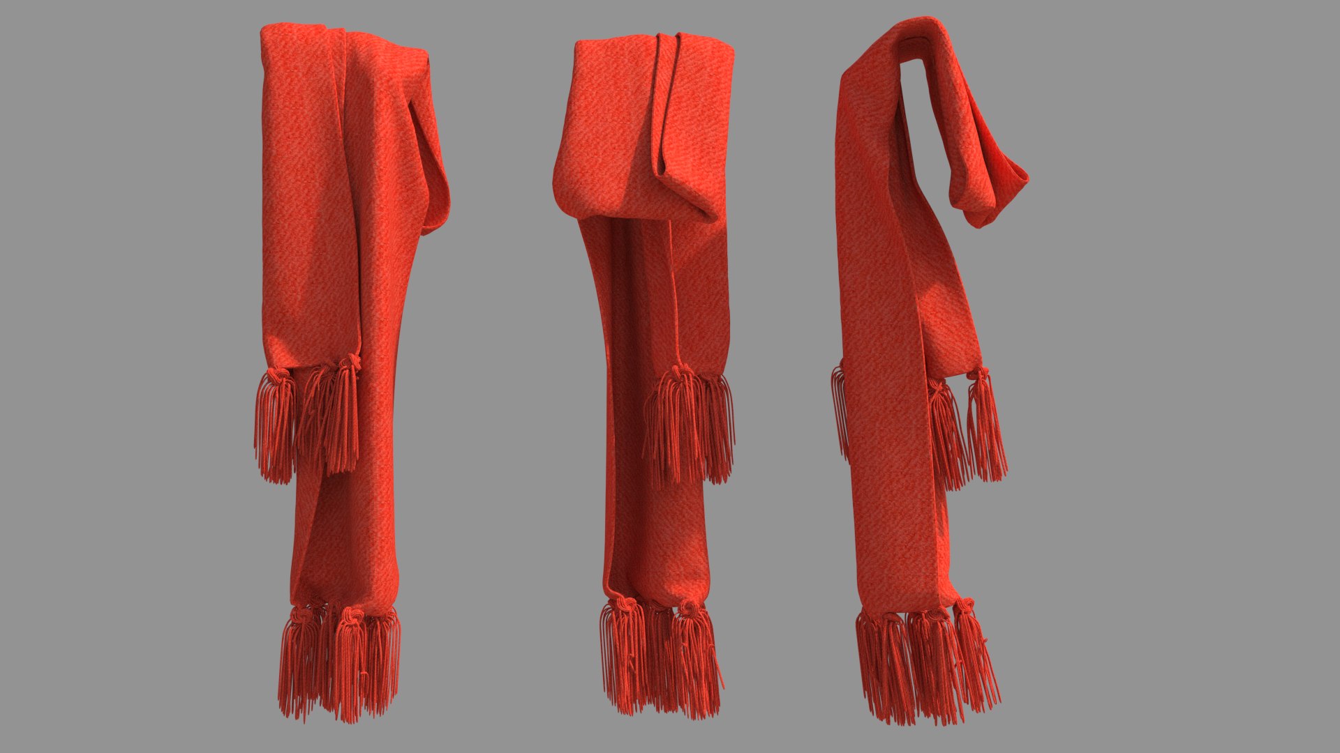 Scarf 3D Model - TurboSquid 1975368
