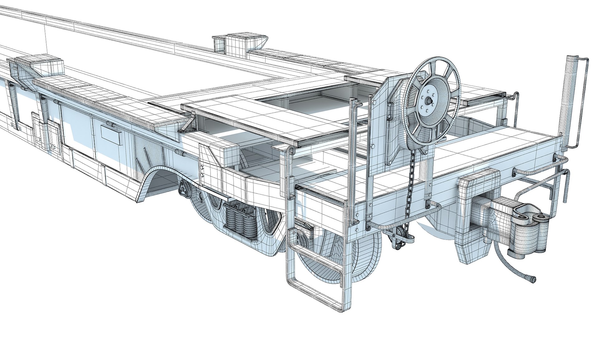 Railroad Double Stack Car 3D Model - TurboSquid 1615934