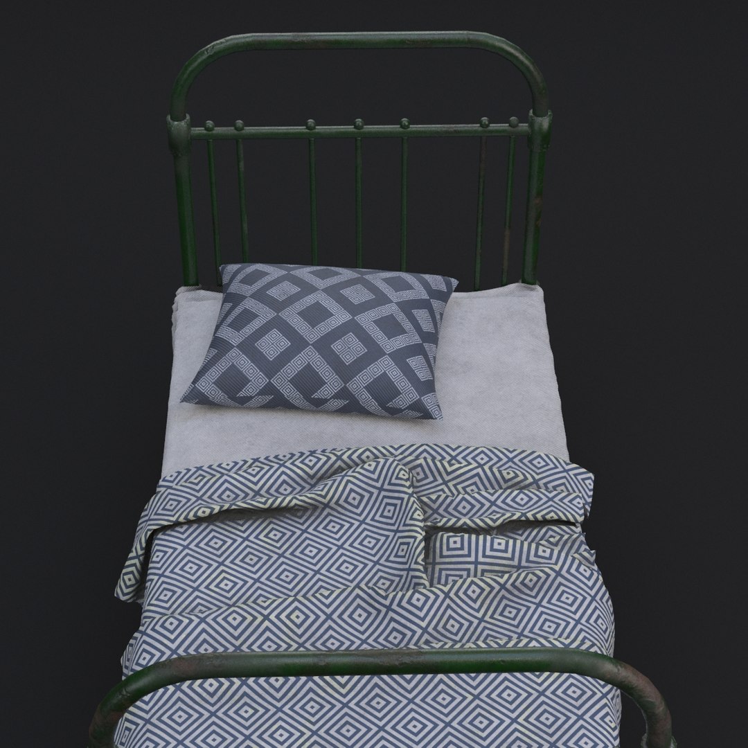 Old Bed Model - TurboSquid 1405157