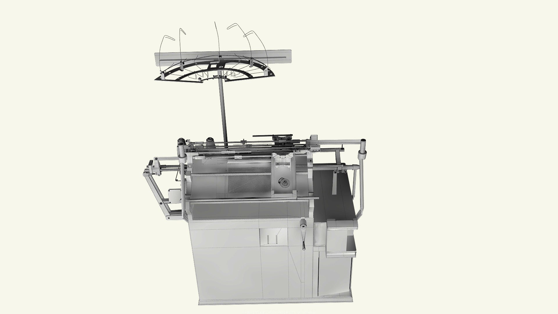 3D Model Knitting Machine - TurboSquid 1432038