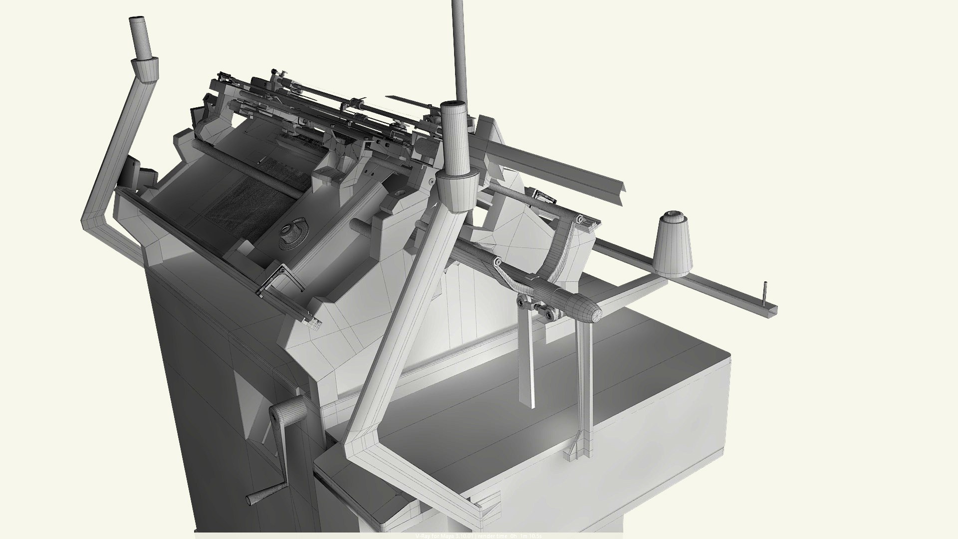 3D Model Knitting Machine - TurboSquid 1432038