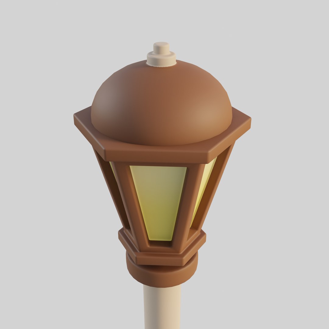 Cartoon Street Light 2 3D - TurboSquid 2053093