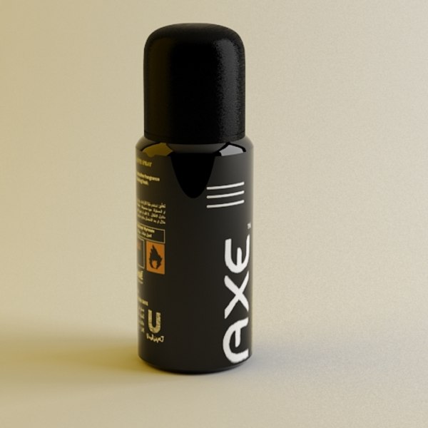 axe spray 3d max