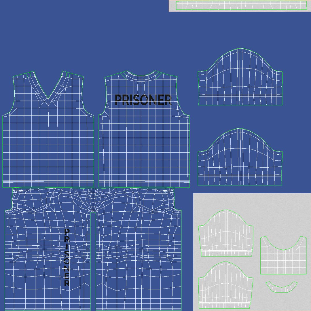 Prisoner In Blue Uniform With Mugshot Sign 3D - TurboSquid 2385078