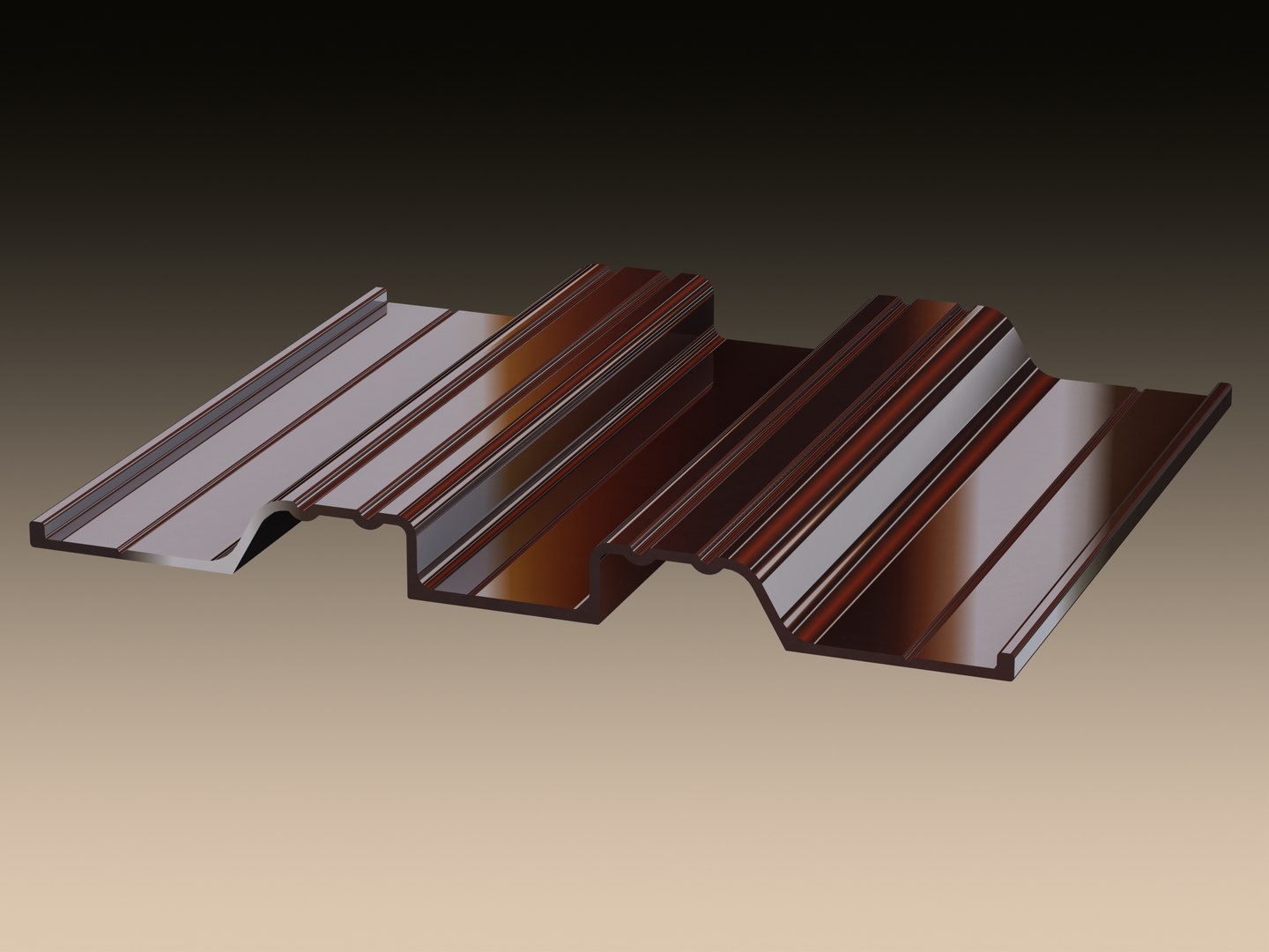 Aluminum Extruded Truck Or Trailer Deck Plank Model - TurboSquid 2176285