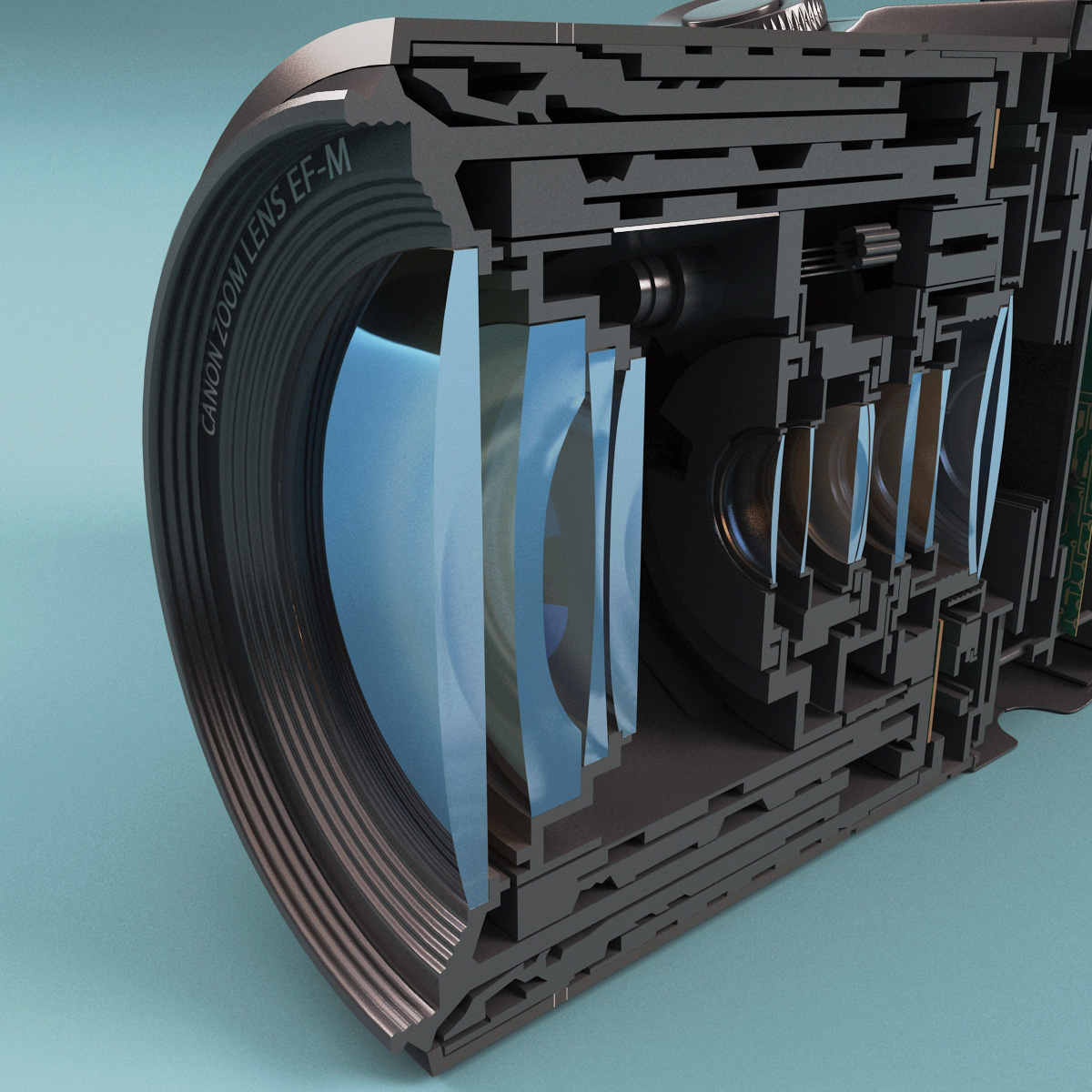 max canon eos m cutaway