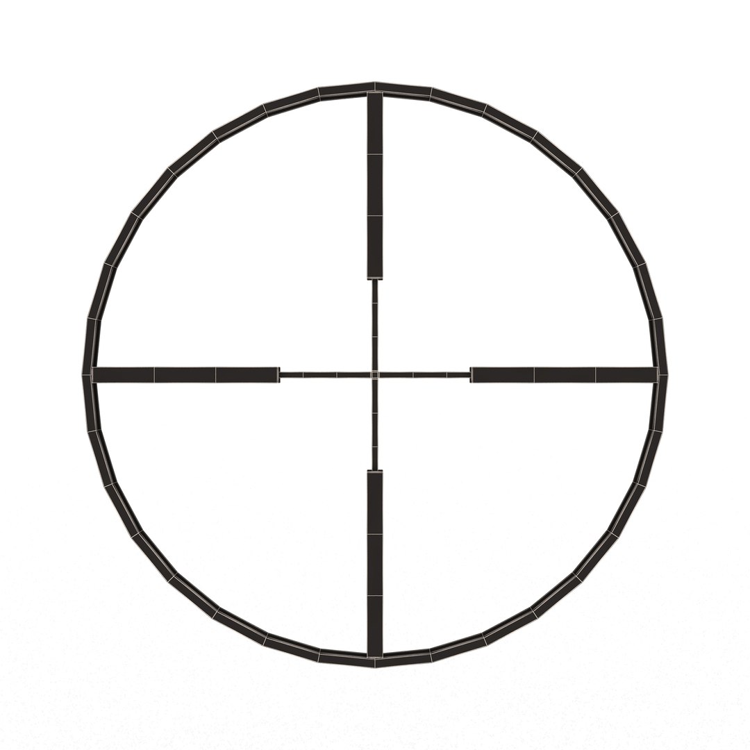 3D Sniper Target Symbol - TurboSquid 2029933