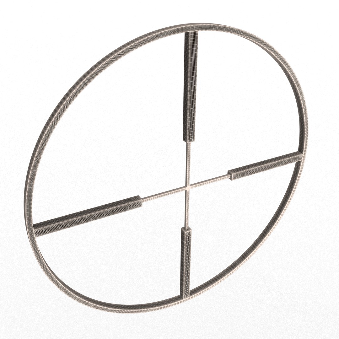3D Sniper Target Symbol - TurboSquid 2029933