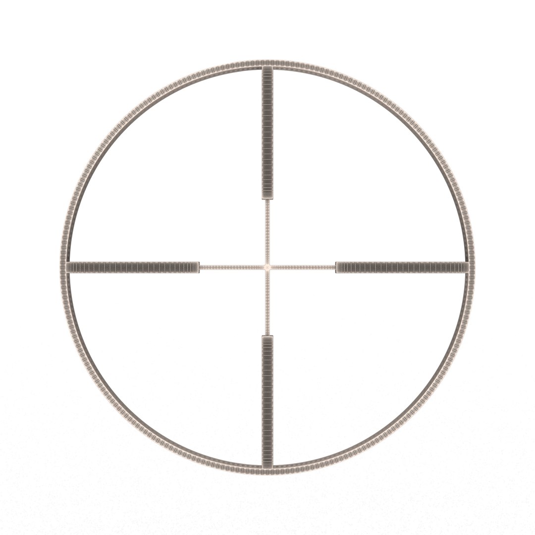 3D Sniper Target Symbol - TurboSquid 2029933