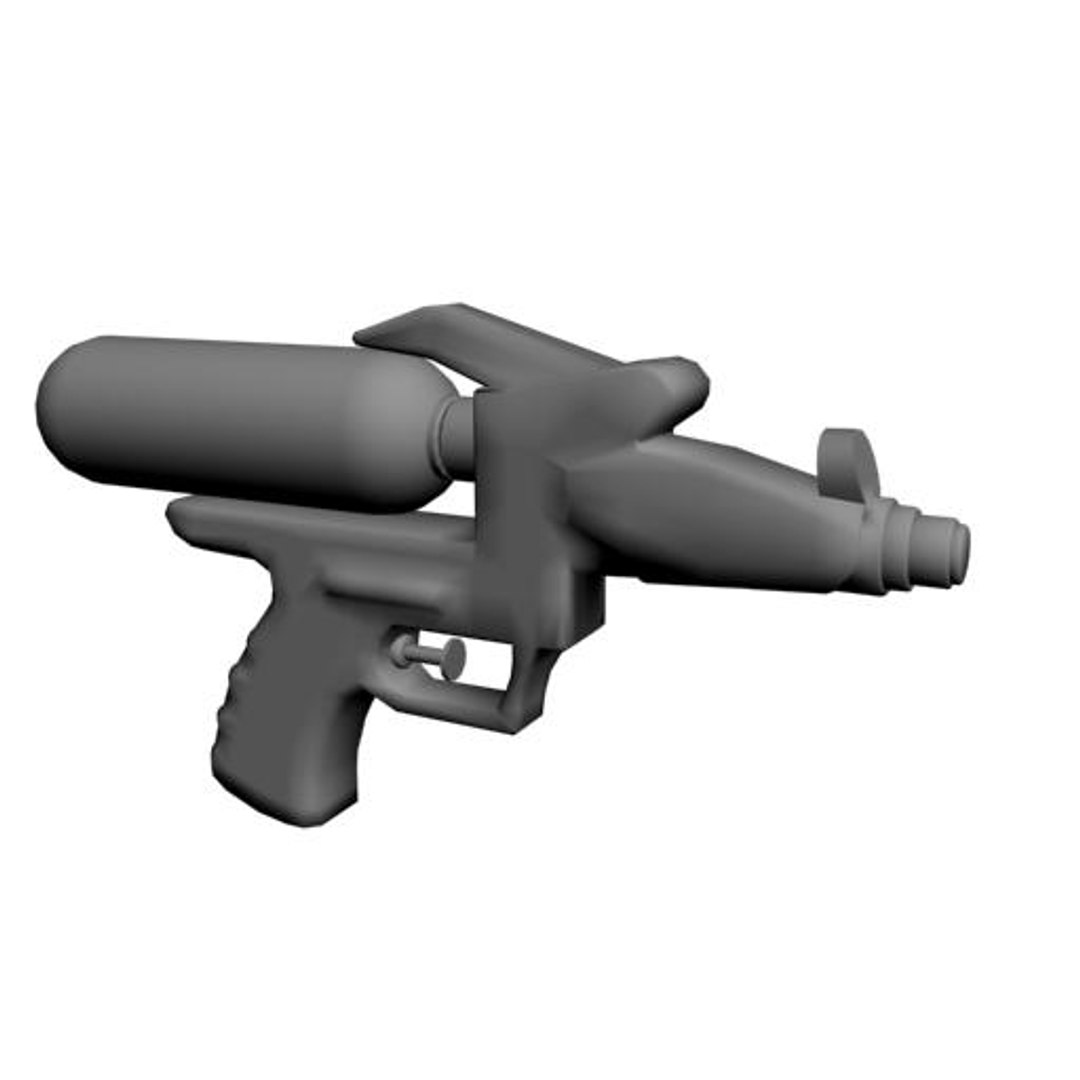 3d Water Gun Model