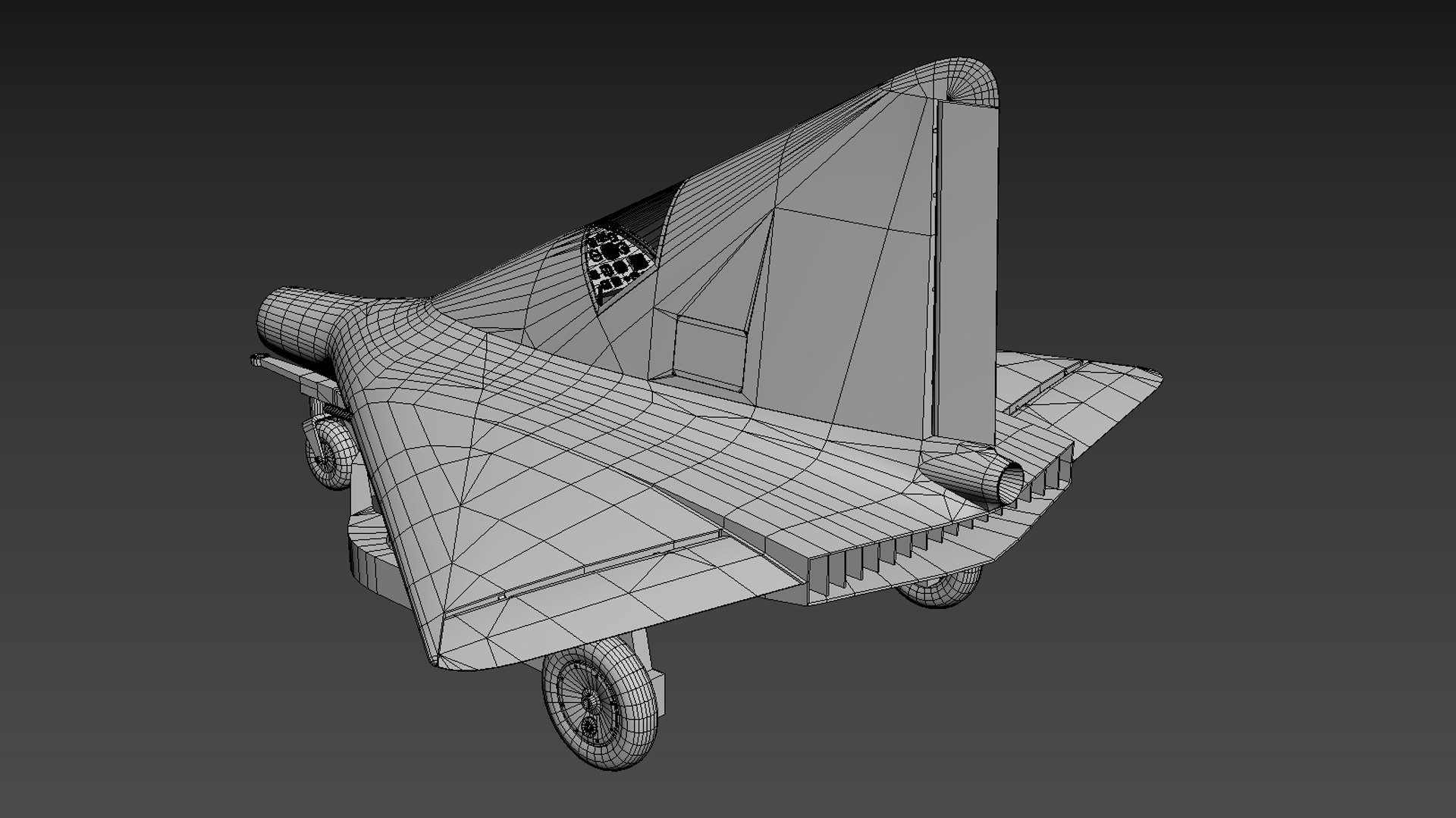 3D Lippisch P 13 Nazi Coal Plane - TurboSquid 2426943