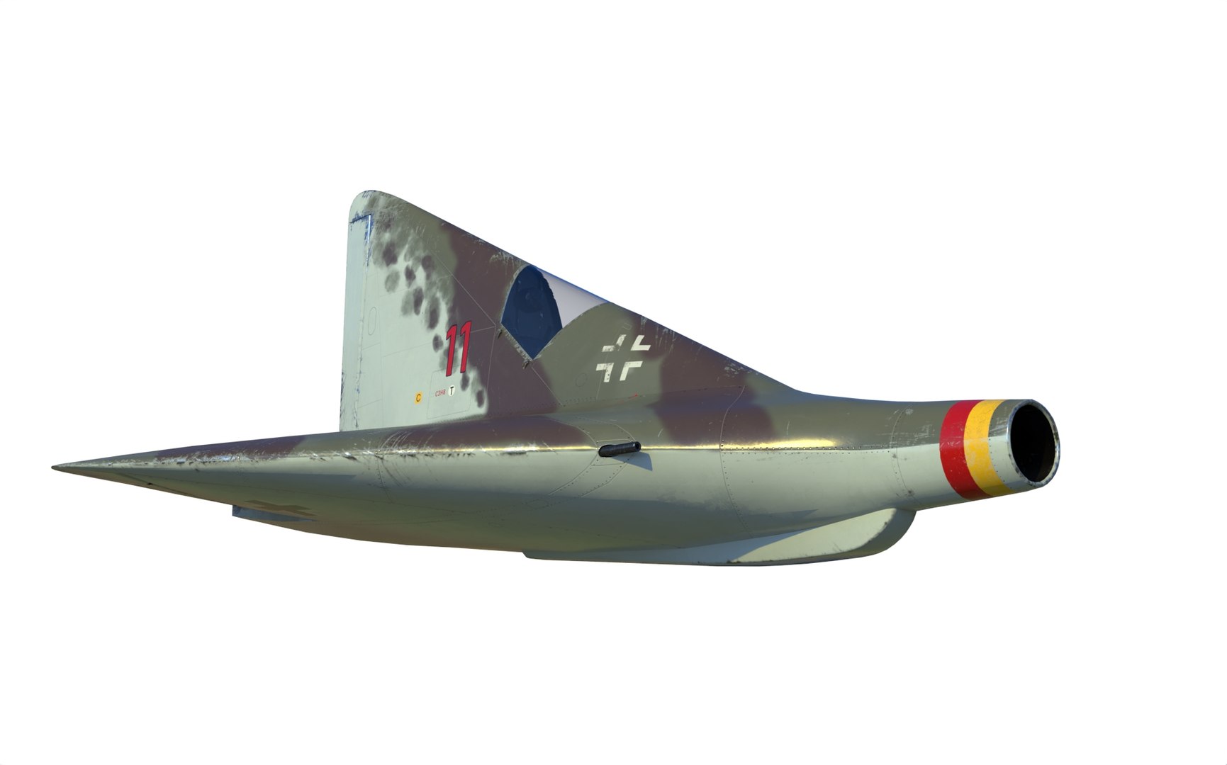 3D Lippisch P 13 Nazi Coal Plane - TurboSquid 2426943