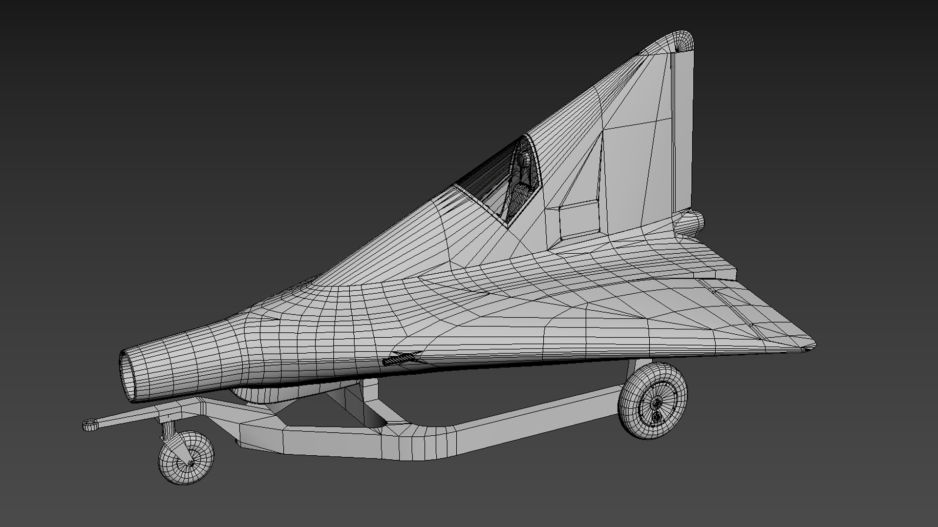 3D Lippisch P 13 Nazi Coal Plane - TurboSquid 2426943