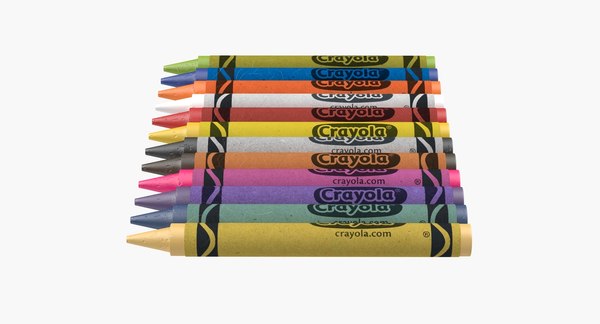 modelo 3d Set de crayones de 12 conde - TurboSquid 1288579