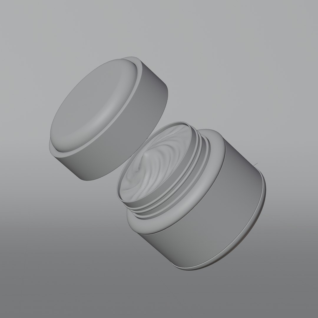 3D model Cream Jar 43 - TurboSquid 1965907