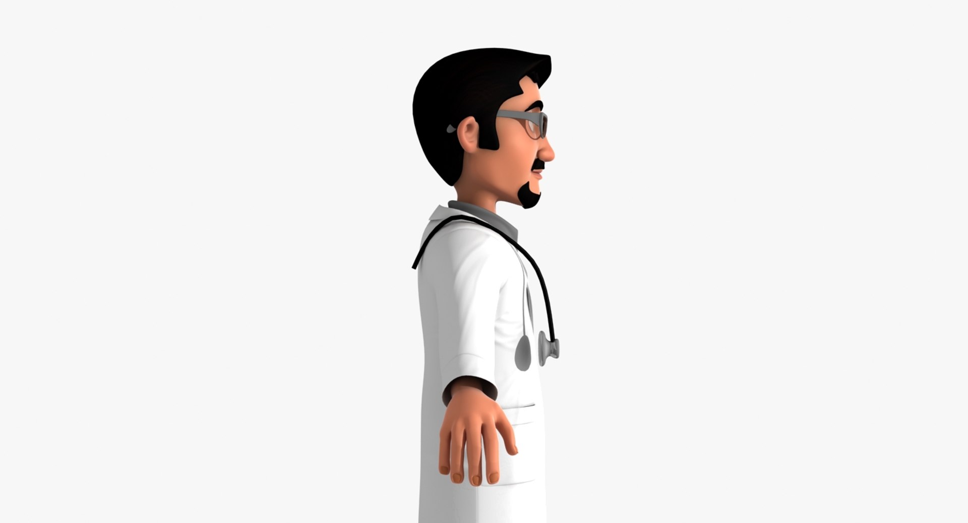 3D Saudi Doctor Model - TurboSquid 1450641