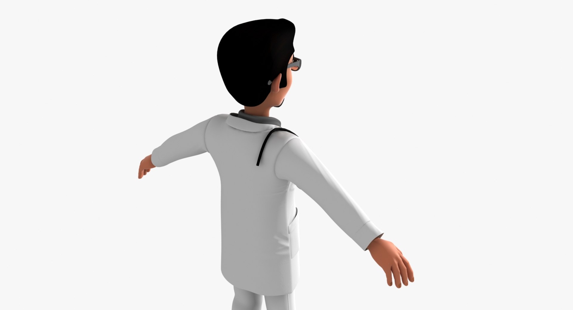 3D Saudi Doctor Model - TurboSquid 1450641
