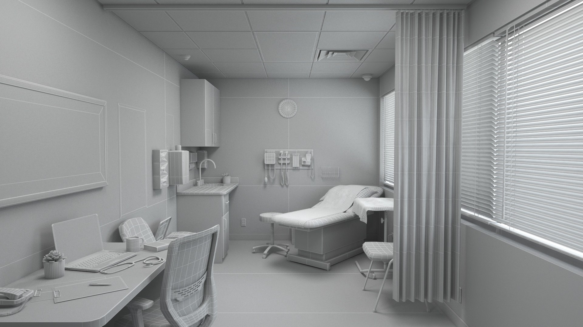 3D Doctor Office Model - TurboSquid 1940290