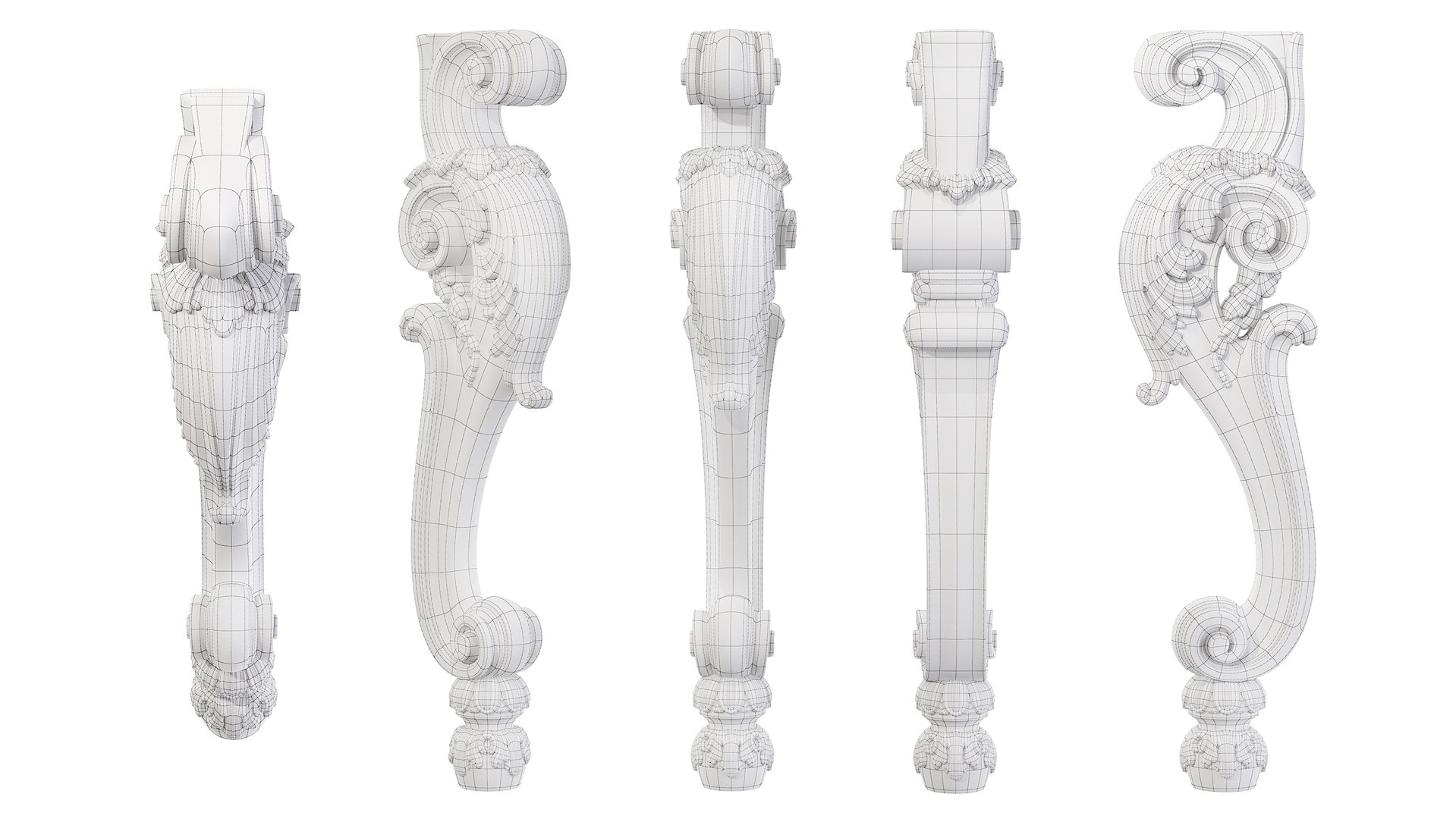 3D Classic Leg 070 - TurboSquid 2117419