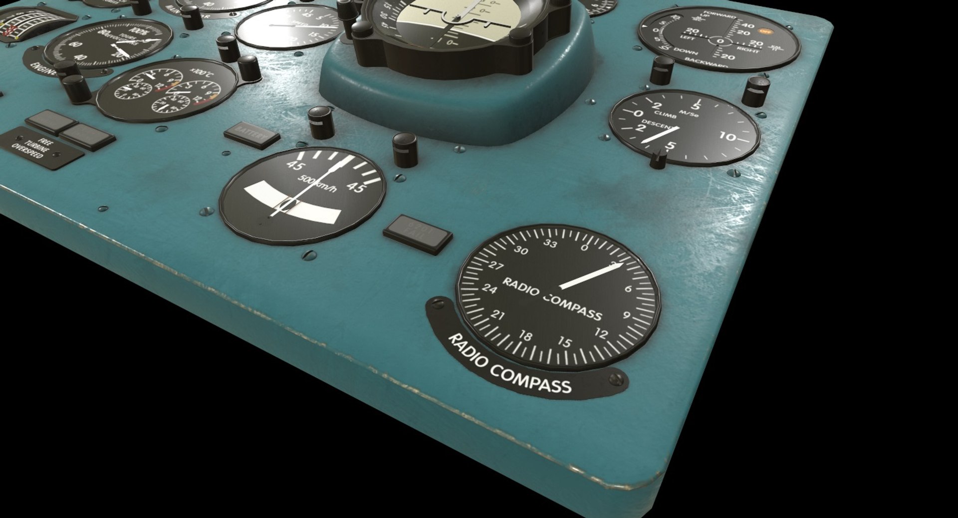 3D Model Left Panels Board Mi-8mt - TurboSquid 1367337