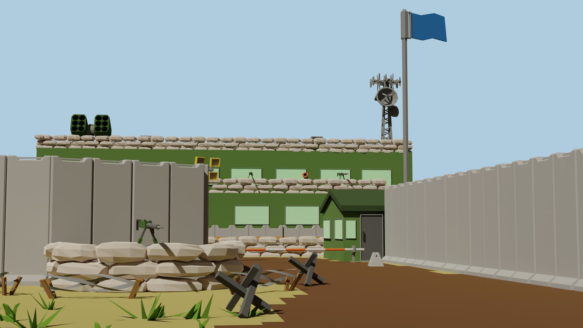 3D military base buildings - TurboSquid 1462072