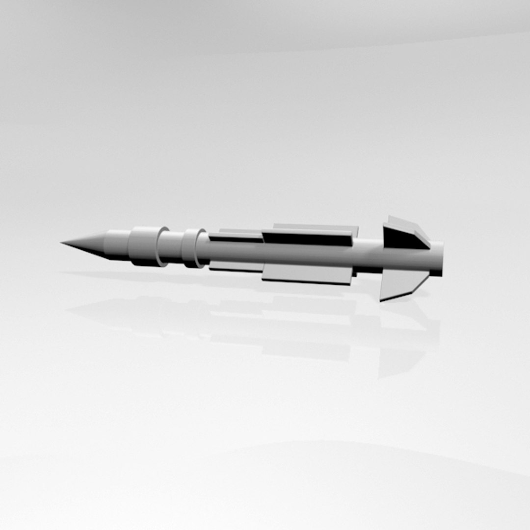 Missile 07 Model - TurboSquid 1825388
