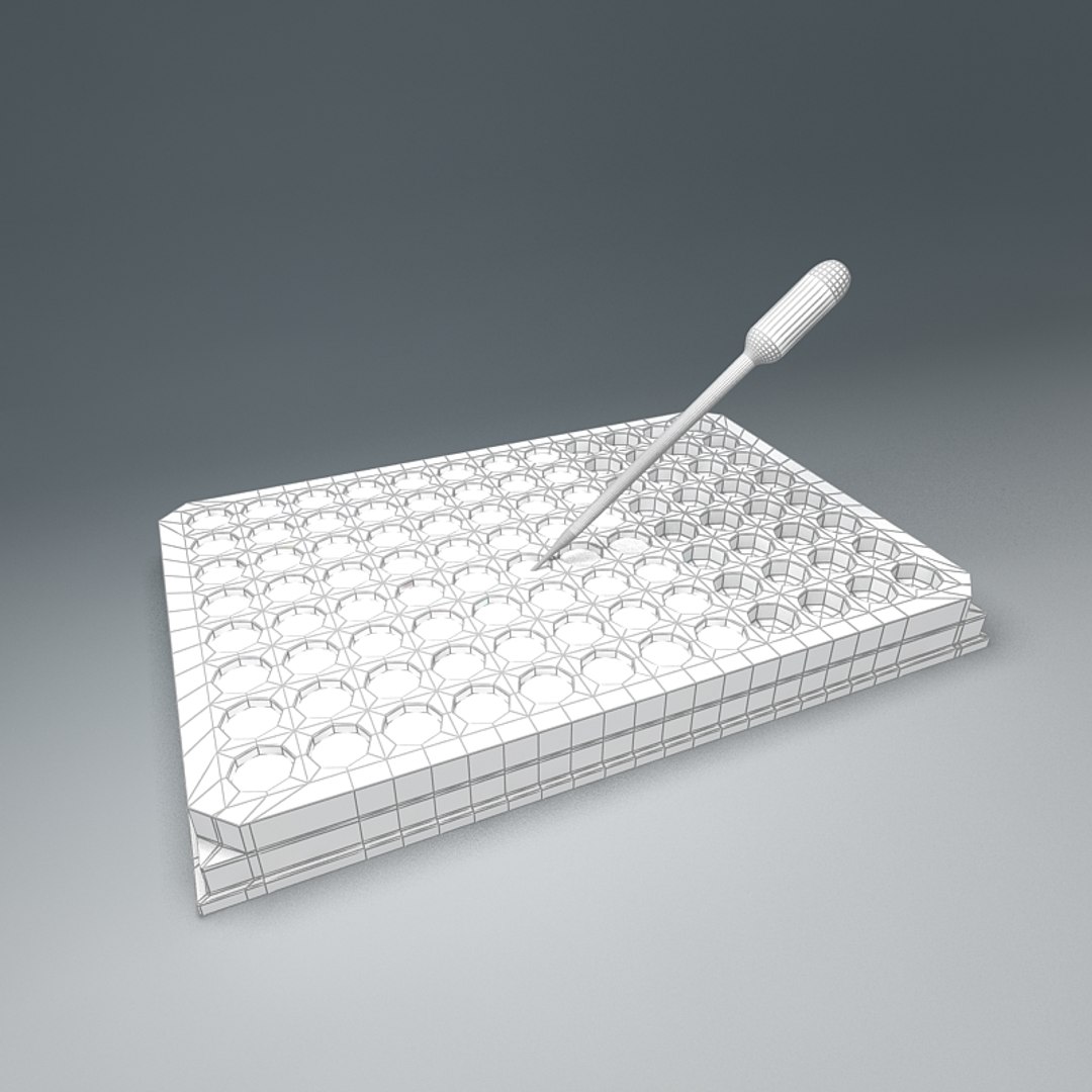 3d Model Medical Lab Plate