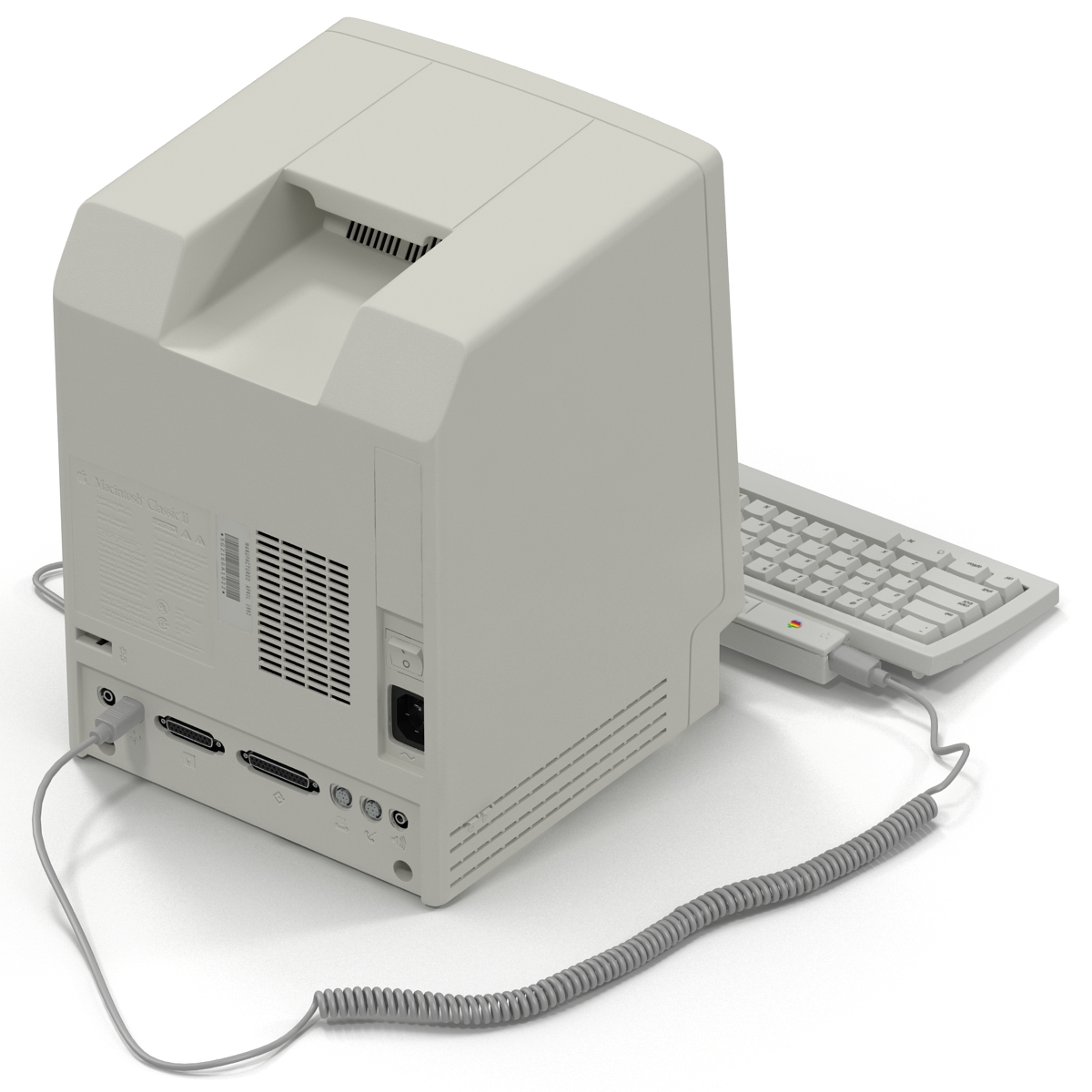 apple macintosh classic ii 3d max