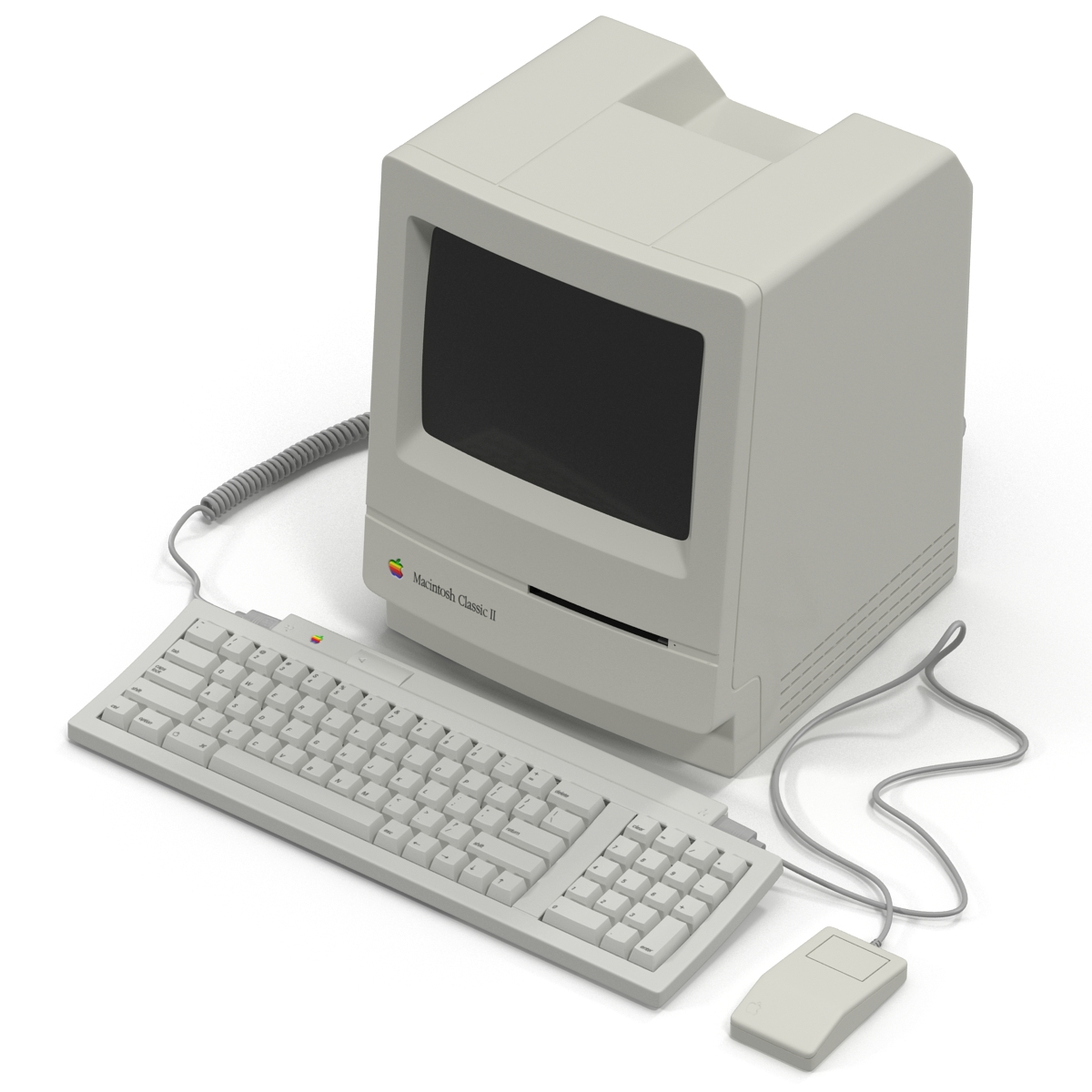 apple macintosh classic ii 3d max