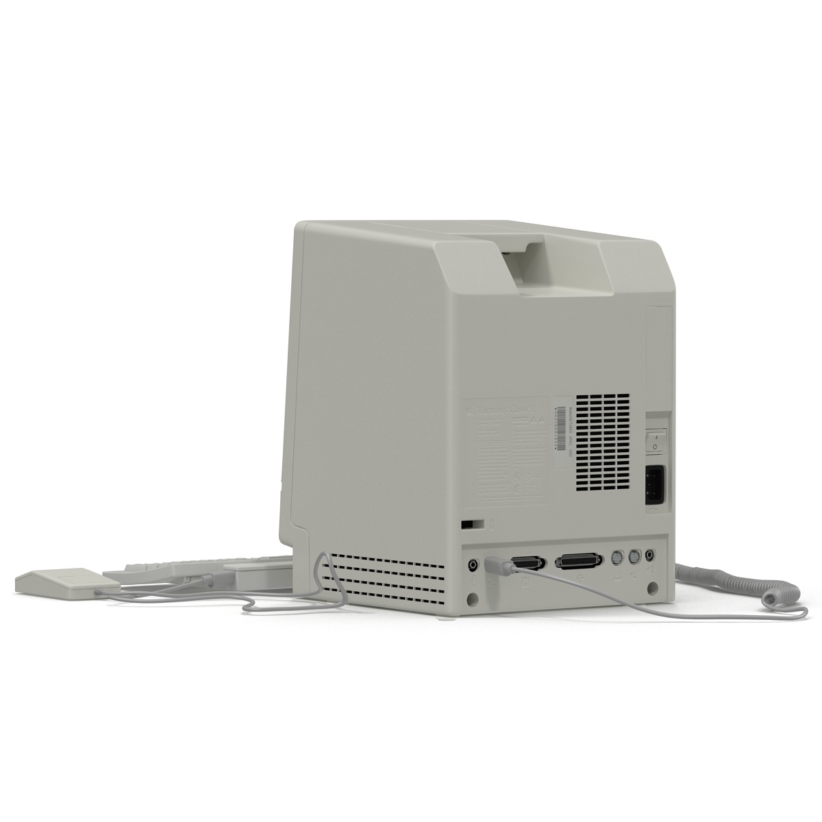 apple macintosh classic ii 3d max