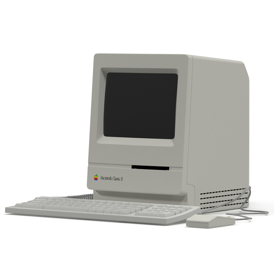 apple macintosh classic ii 3d max