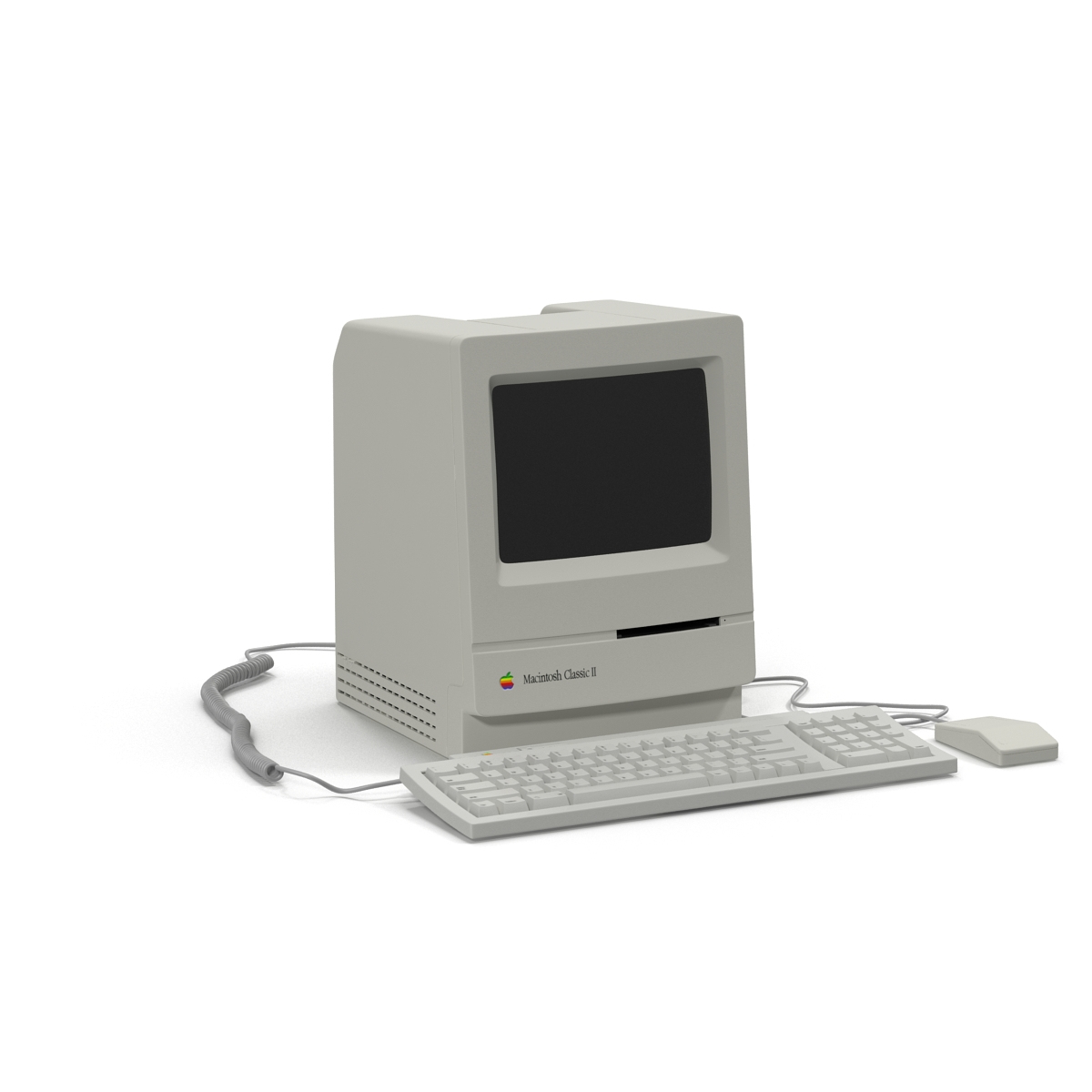 apple macintosh classic ii 3d max