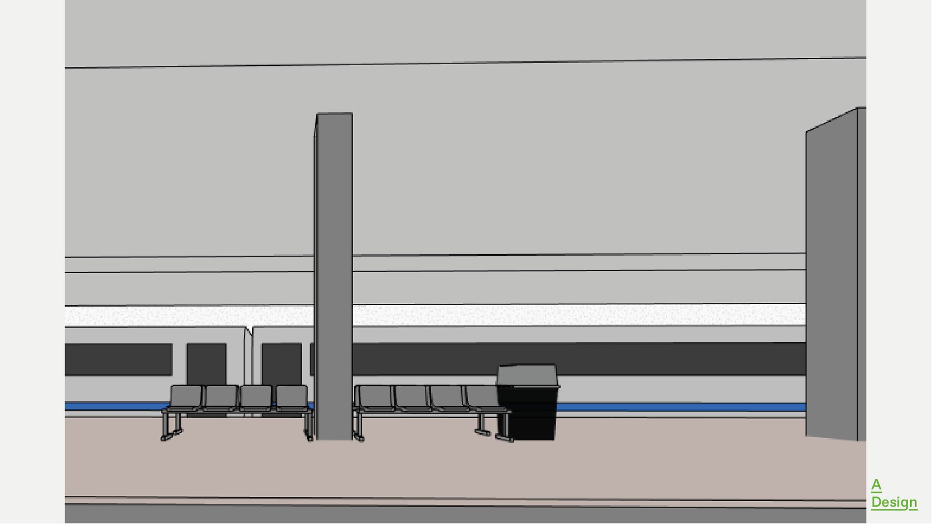 Subway Station - Revit Model 3D Model - TurboSquid 2018307