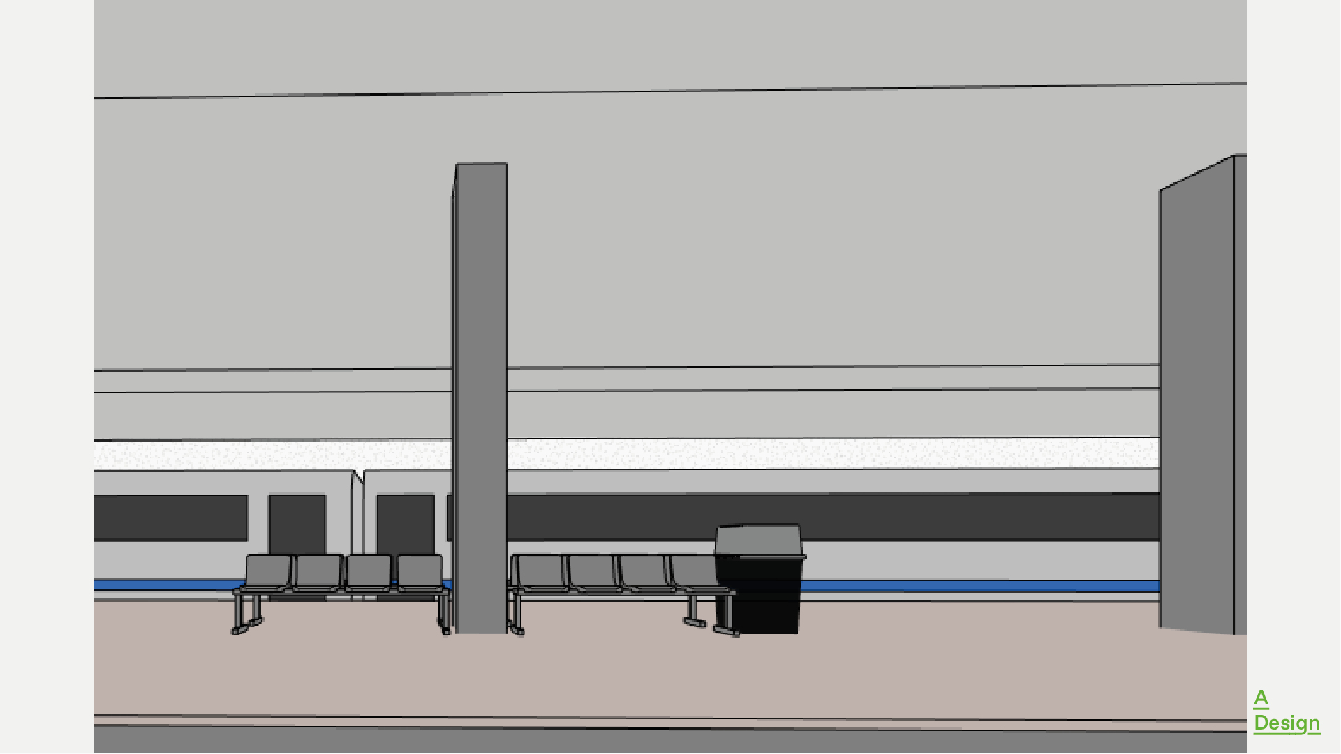 modelo 3d Estación de metro - modelo Revit - TurboSquid 2018307