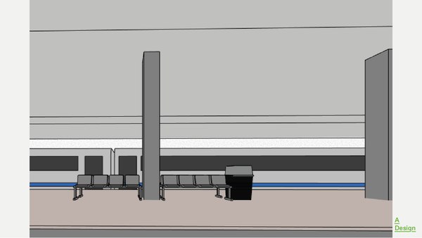 modelo 3d Estación de metro - modelo Revit - TurboSquid 2018307