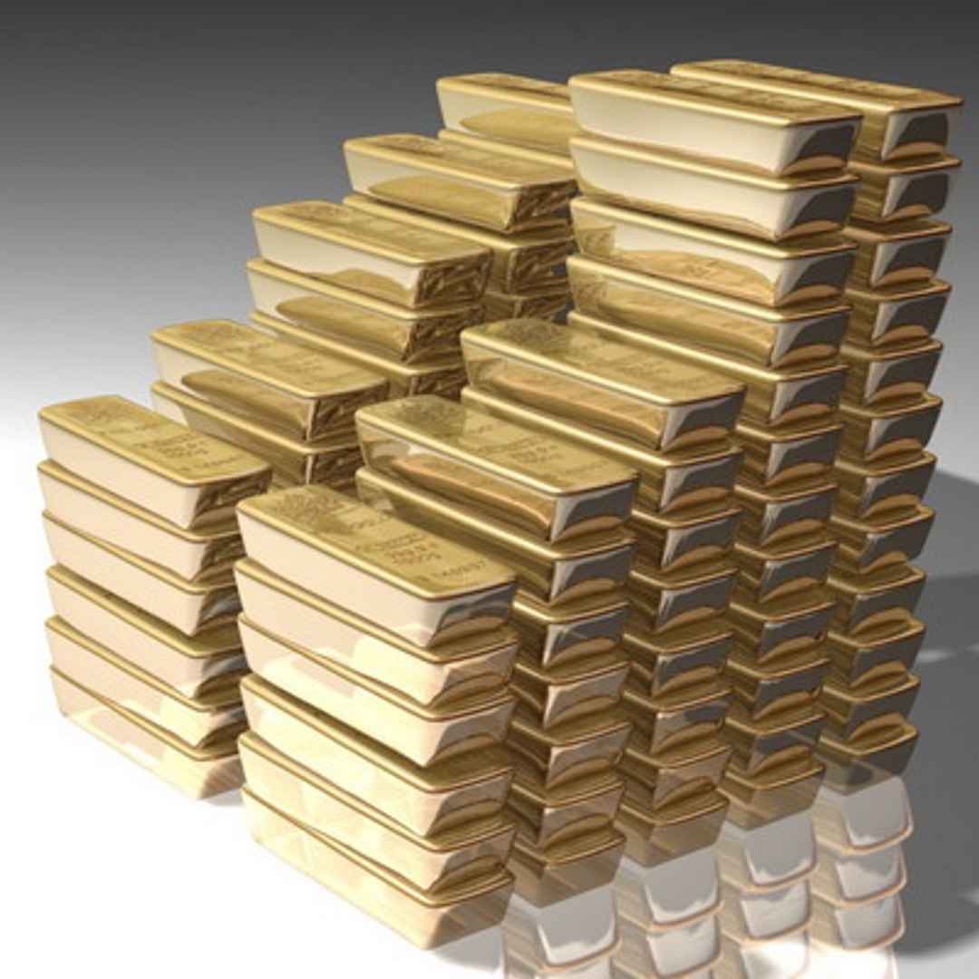 Gold Bar 3d Model