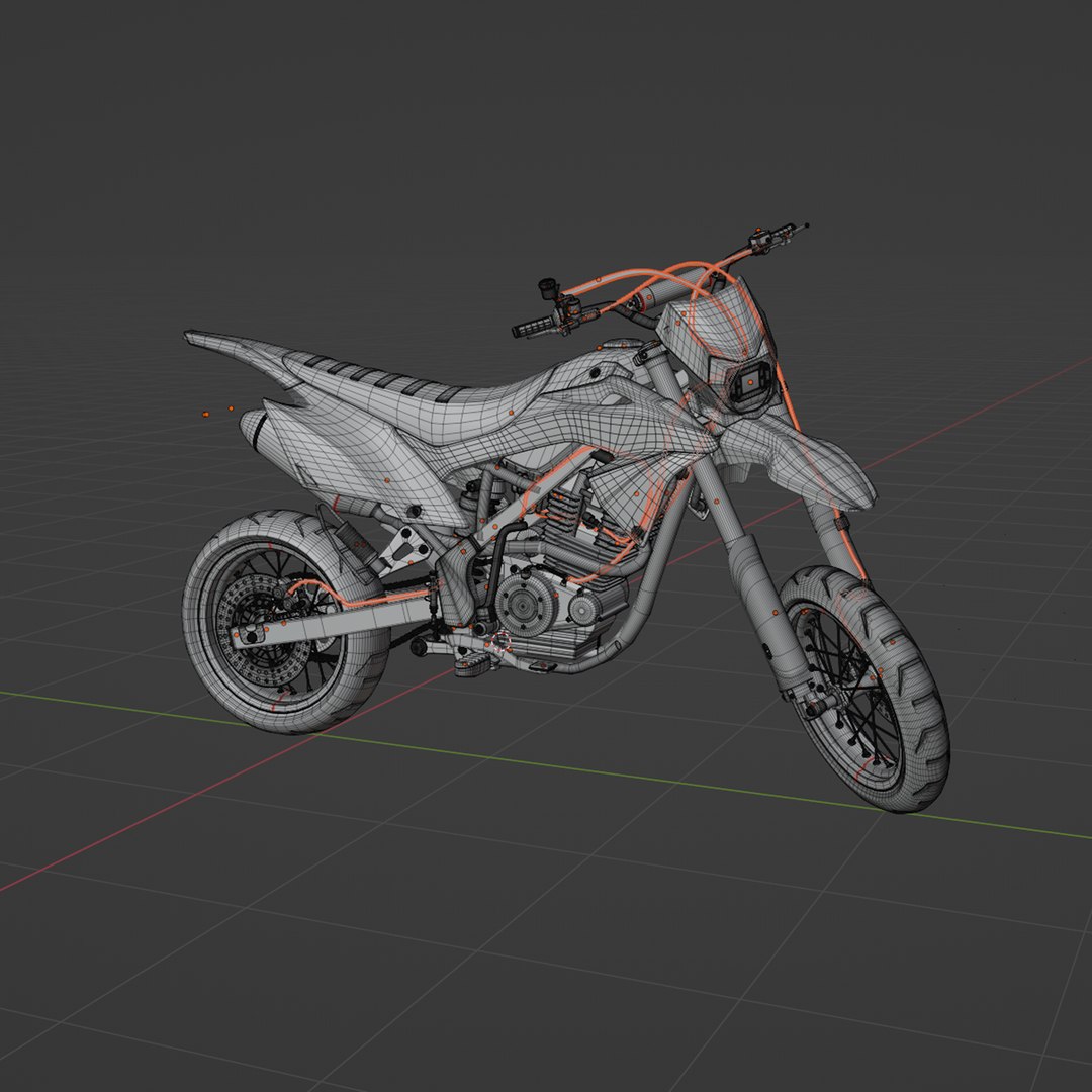 3D KAWASAKI KLX 150 BF 2020 model - TurboSquid 2096554