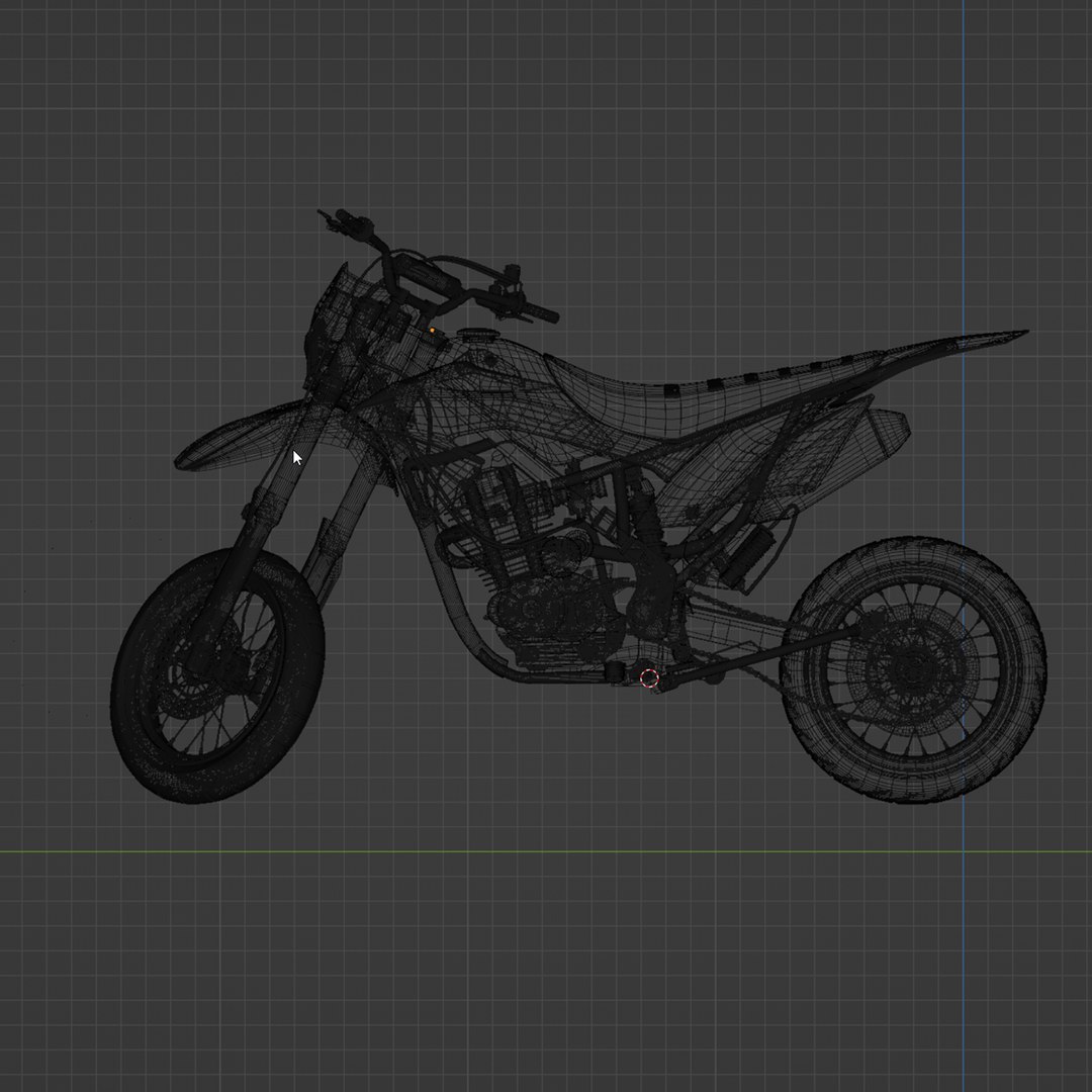 3D KAWASAKI KLX 150 BF 2020 model - TurboSquid 2096554
