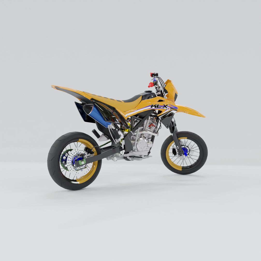 3D KAWASAKI KLX 150 BF 2020 model - TurboSquid 2096554